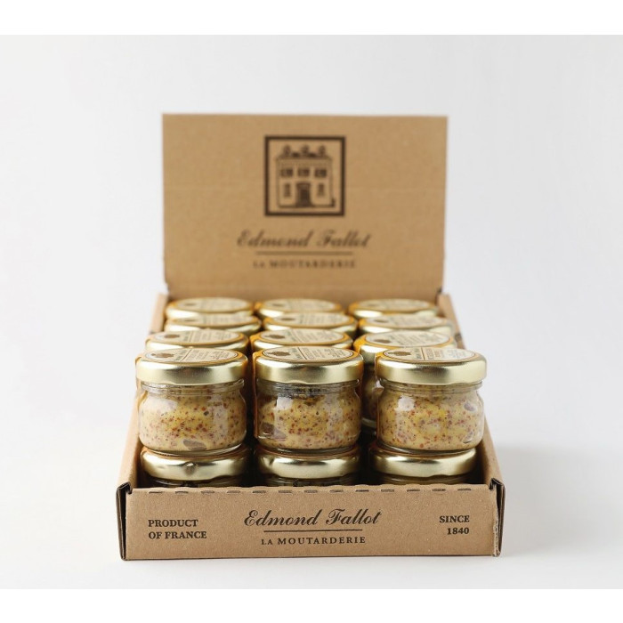 Edmond Fallot Old Fashioned Seed-Style Dijon Mustard Display Pack